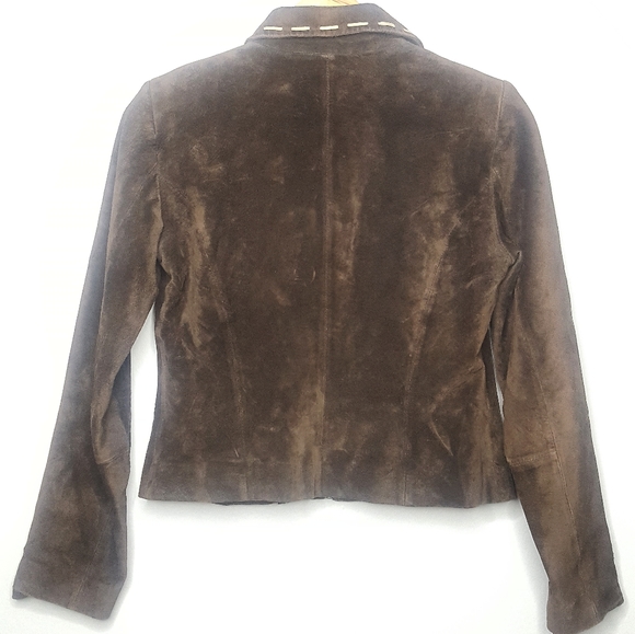 Vintage | Jackets & Coats | Vintage Genuine Leather Brown Jacket | Poshmark